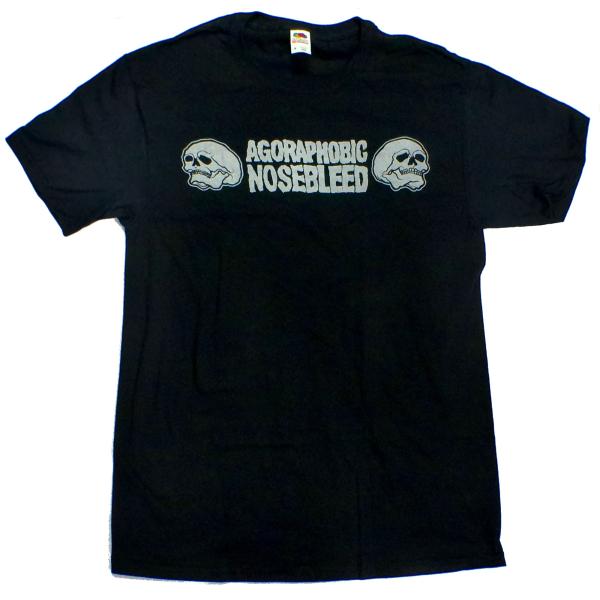 マサチューセッツのマシングラインドAGORAPHOBIC NOSEBLEED Tシャツですバックプリントはありませんアメリカの所属レーベルからの輸入品です【サイズ詳細】Sサイズ　着丈70cm　身幅(脇下)46cmMサイズ　着丈73cm　身幅...