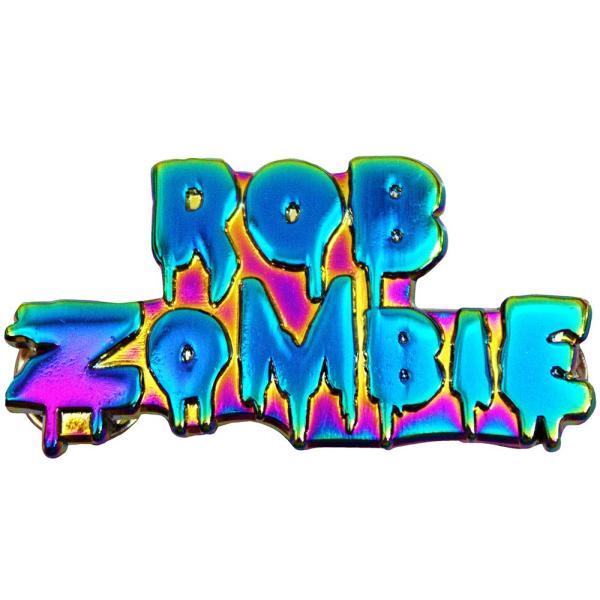ROB ZOMBIE メタルピンバッジです素材:亜鉛合金裏面2点留め縦25mm 横45mm