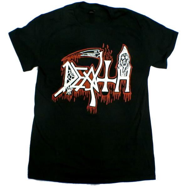 フロリダのデスメタルDEATH Tシャツですバックプリントは画像3.4になりますヴィンテージでなく現行商品ですアメリカの所属レーベルからの輸入品です【サイズ詳細】Sサイズ　着丈70　身幅（脇下）46Mサイズ　着丈73　身幅（脇下）50Lサイ...