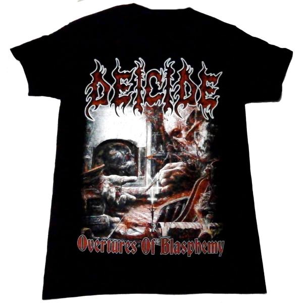 フロリダのデスメタルDEICIDE Tシャツですバックプリントはありませんイギリスのオフィシャルショップからの輸入品です【サイズ詳細】Sサイズ 着丈69cm 身幅46cmMサイズ 着丈72cm 身幅50cmLサイズ 着丈76cm 身幅54c...
