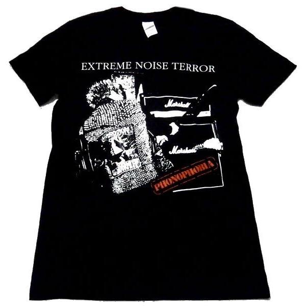 イギリスのハードコアパンクEXTREME NOISE TERROR Tシャツですバックプリントはありませんイギリスのオフィシャルショップからの輸入品です【サイズ詳細】Sサイズ　着丈68cm　身幅（脇下）45cmMサイズ　着丈71cm　身幅（...