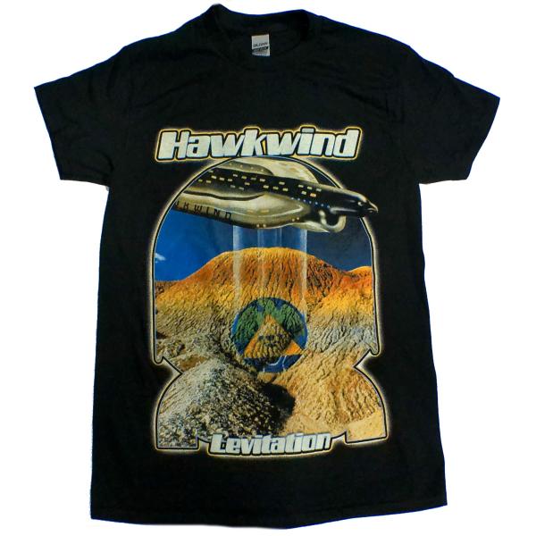 イギリスのロックバンドHAWKWIND Tシャツですバックプリントはありませんイギリスのオフィシャルショップからの輸入品です【サイズ詳細】Sサイズ　着丈70　身幅（脇下）46Mサイズ　着丈73　身幅（脇下）50Lサイズ　着丈76　身幅（脇下...