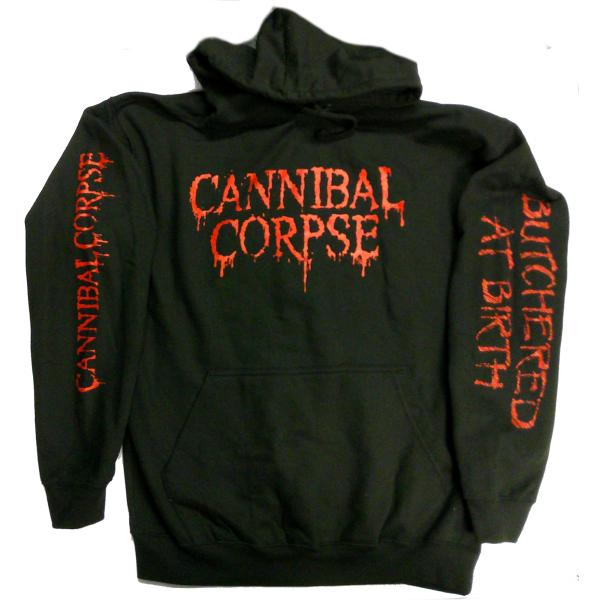 フロリダのデスメタルCANNIBAL CORPSE プルオーバーパーカーですバックプリントは画像3.4になりますイギリスのショップからの正規輸入品です【サイズ詳細】Sサイズ 着丈67cm 身幅(脇下)50cmMサイズ 着丈69cm 身幅(脇...