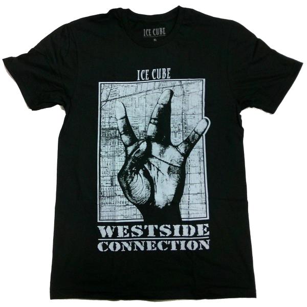 ロサンゼルスのラッパーICE CUBE Tシャツですバックプリントはありませんイギリスのオフィシャルショップからの輸入品です【サイズ詳細】Sサイズ　着丈69cm　身幅（脇下）45cmMサイズ　着丈73cm　身幅（脇下）49cmLサイズ　着丈...