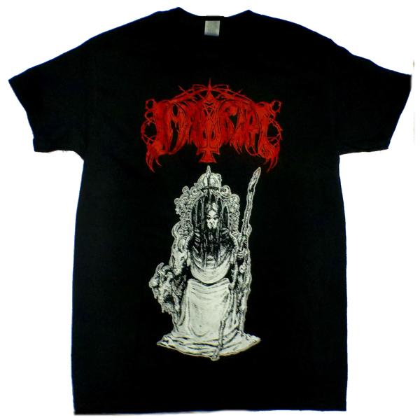ノルウェーのブラックメタルIMMORTAL Tシャツですバックプリントは画像3.4になりますイギリスのオフィシャルショップからの輸入品です【サイズ詳細】Sサイズ　着丈70cm　身幅（脇下）46cmMサイズ　着丈73cm　身幅（脇下）50cm...