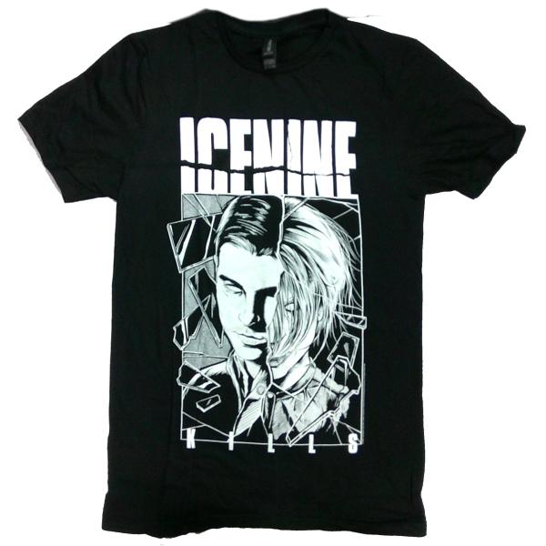マサチューセッツのメタルコアICE NINE KILLS Tシャツですバックプリントはありませんイギリスのオフィシャルショップからの輸入品です【サイズ詳細】Sサイズ　着丈70cm　身幅（脇下）45cmMサイズ　着丈73cm　身幅（脇下）49...