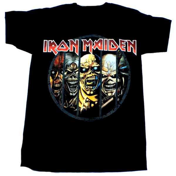 イギリスのへヴィメタルIRON MAIDEN Tシャツですバックプリントはありませんイギリスのオフィシャルショップからの輸入品です【サイズ】Sサイズ　着丈71cm　身幅(脇下)45cmMサイズ　着丈74cm　身幅（脇下）49cmLサイズ　着...