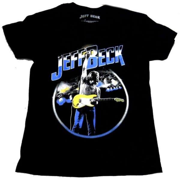 イギリスのギタリスト JEFF BECK TシャツですバックプリントはありませんUKのオフィシャルマーチショップからの輸入品です【サイズ詳細】Sサイズ　着丈68cm　身幅（脇下）45cmMサイズ　着丈71cm　身幅（脇下）49cmLサイズ　...