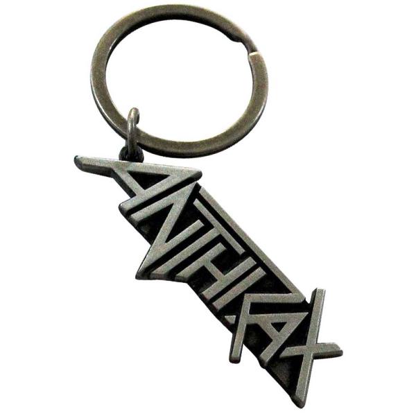 ANTHRAX メタル(金属)キーホルダーです素材:亜鉛合金裏面はライセンスの刻印になります縦20mm 横55mm
