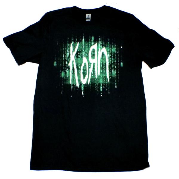 カルフォルニアのヘヴィロックKORN Tシャツですバックプリントはありませんイギリスのオフィシャルショップからの輸入品です【サイズ詳細】Sサイズ　着丈70cm　身幅（脇下）45cmMサイズ　着丈73cm　身幅（脇下）49cmLサイズ　着丈7...