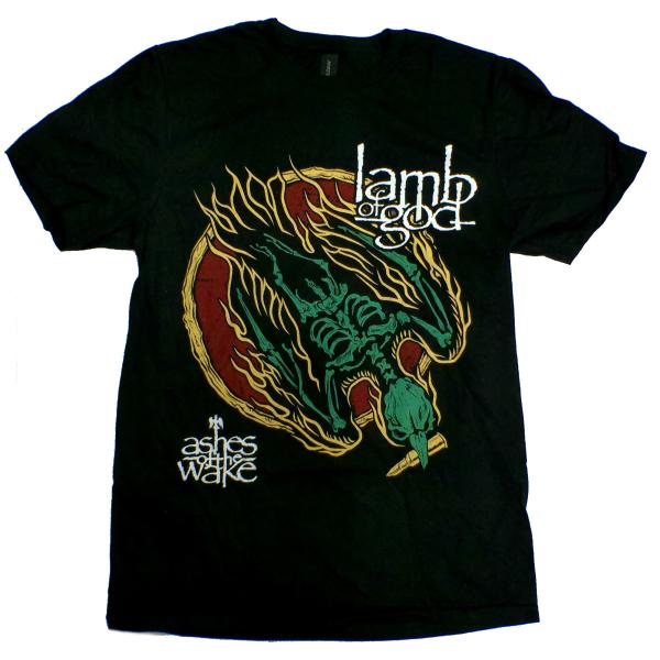 リッチモンドのヘヴィメタルLAMB OF GOD TシャツですバックプリントはありませんUKのオフィシャルマーチショップからの輸入品です【サイズ詳細】Sサイズ　着丈70cm　身幅（脇下）45cmMサイズ　着丈73cm　身幅（脇下）49cmL...