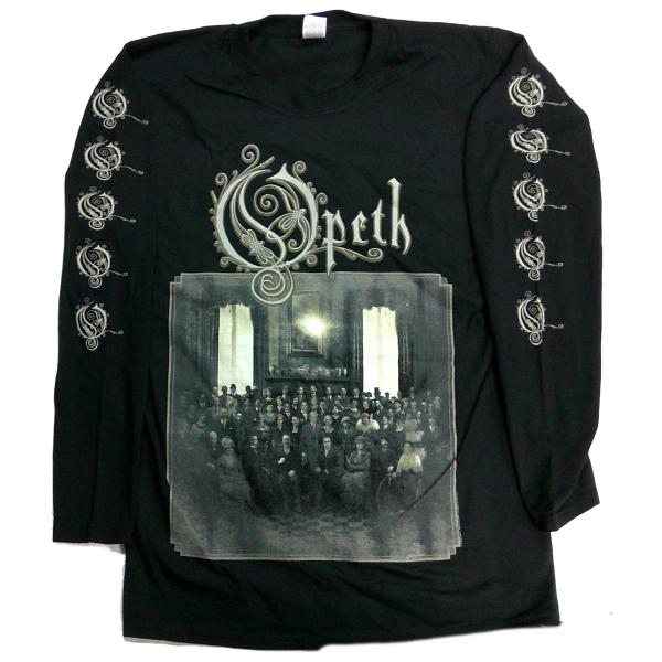 スウェーデンのプログレッシブメタルOPETH ロングスリーブシャツです袖リブのないボディですバックプリントはありませんイギリスのオフィシャルショップからの輸入品です【サイズ詳細】Sサイズ　着丈69cm　身幅（脇下）45cmMサイズ　着丈72...