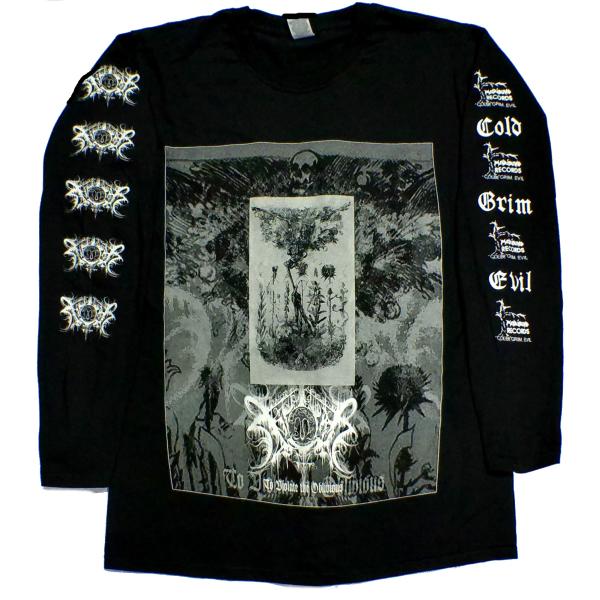 カルフォルニアのブラックメタルXASTHUR ロングスリーブシャツです袖リブのないボディですバックプリントは画像3.4になりますイギリスのオフィシャルショップからの輸入品です 【サイズ詳細】Sサイズ　着丈69cm　身幅（脇下）45cmMサイ...