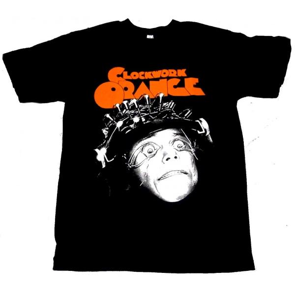 1971年公開映画「時計仕掛けのオレンジ」Tシャツですバックプリントはありません。【サイズ詳細】Sサイズ　着丈70cm　身幅（脇下）46cmMサイズ　着丈73cm　身幅（脇下）50cmLサイズ　着丈76cm　身幅（脇下）55cmXLサイズ ...