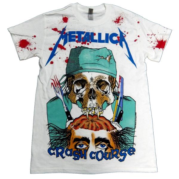 カルフォルニアのスラッシュメタル「METALLICA」Tシャツですバックプリントは画像3.4になりますイギリスのオフィシャルショップからの輸入品です【サイズ詳細】Sサイズ　着丈70　身幅（脇下）46Mサイズ　着丈73　身幅（脇下）50Lサイ...