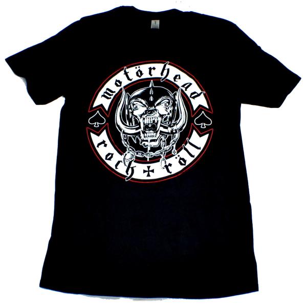 イギリスのハードロックMOTORHEAD Tシャツですバックプリントはありませんイギリスのオフィシャルショップからの輸入品です【サイズ】 Sサイズ　着丈68cm　身幅(脇下)45cmMサイズ　着丈71cm　身幅（脇下）49cmLサイズ　着丈...