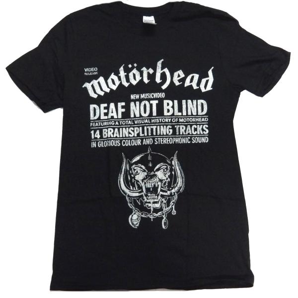 イギリスのハードロックMOTORHEAD Tシャツですバックプリントはありませんイギリスのオフィシャルショップからの輸入品です【サイズ】Sサイズ　着丈70cm　身幅(脇下)45cmMサイズ　着丈73cm　身幅（脇下）49cmLサイズ　着丈7...