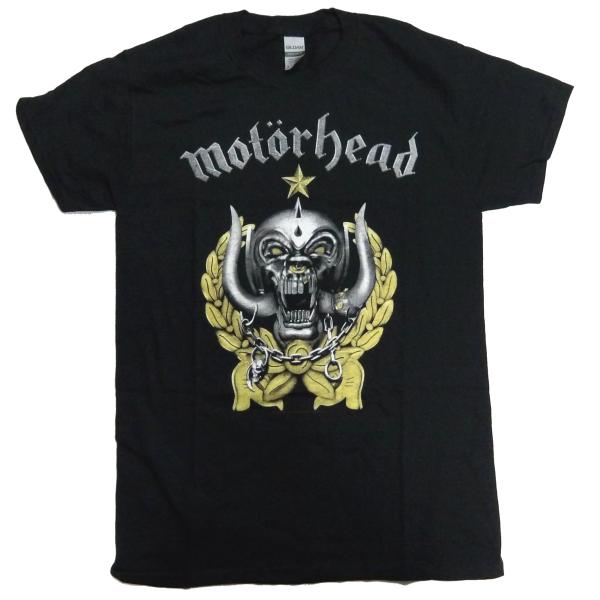 イギリスのハードロックMOTORHEAD Tシャツですバックプリントは画像3.4になりますイギリスのオフィシャルショップからの輸入品です【サイズ詳細】Sサイズ　着丈70　身幅（脇下）46Mサイズ　着丈73　身幅（脇下）50Lサイズ　着丈76...