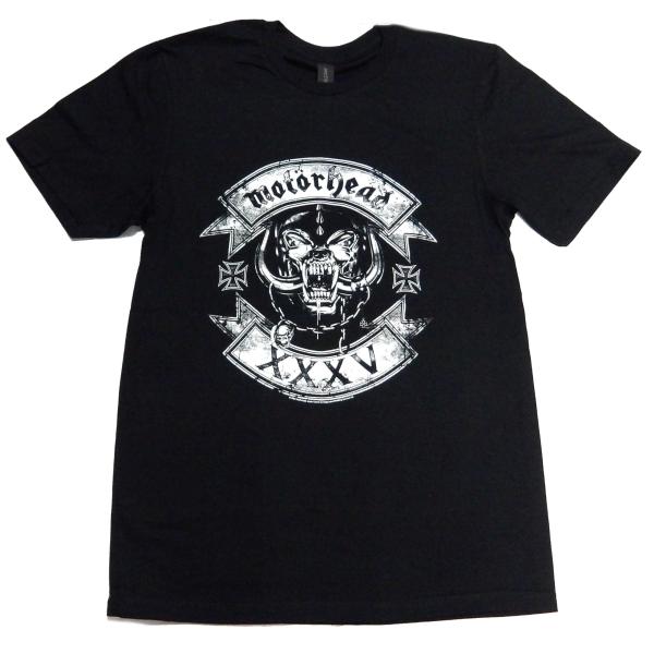 イギリスのハードロックMOTORHEAD Tシャツですバックプリントはありませんイギリスのオフィシャルショップからの輸入品です【サイズ】Sサイズ　着丈70cm　身幅(脇下)45cmMサイズ　着丈73cm　身幅（脇下）49cmLサイズ　着丈7...