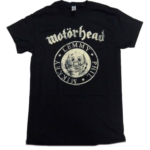イギリスのハードロックMOTORHEAD Tシャツですバックプリントはありませんイギリスのオフィシャルショップからの輸入品です【サイズ詳細】Sサイズ　着丈70　身幅（脇下）46Mサイズ　着丈73　身幅（脇下）50Lサイズ　着丈76　身幅（脇...