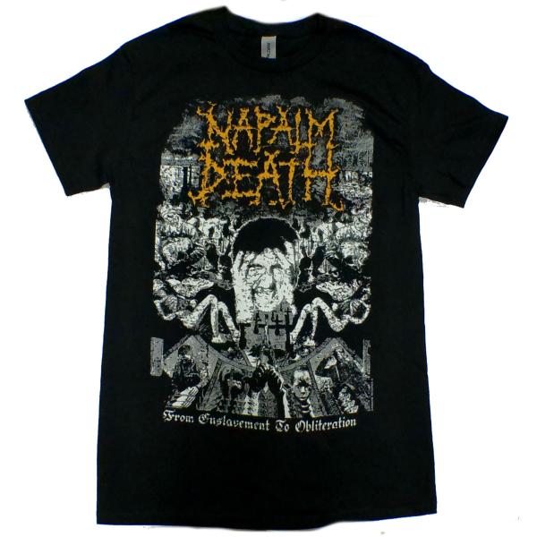 イギリスのグラインドコアNAPALM DEATH Tシャツですバックプリントはありませんアメリカのオフィシャルショップからの輸入品です【サイズ詳細】Sサイズ　着丈70　身幅（脇下）46Mサイズ　着丈73　身幅（脇下）50Lサイズ　着丈76　...