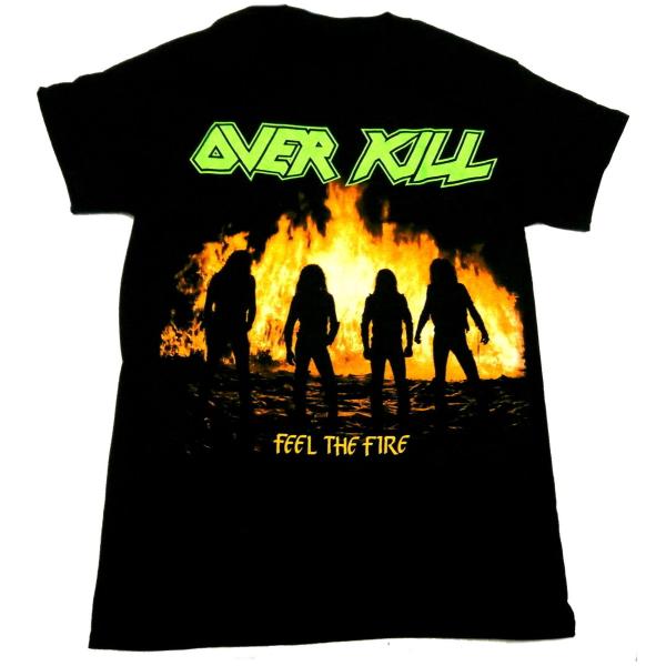 NYのスラッシュメタルOVERKILL Tシャツですバックプリントはありませんアメリカのオフィシャルショップからの輸入品です【サイズ詳細】Sサイズ　着丈70cm　身幅（脇下）46cmMサイズ　着丈73cm　身幅（脇下）50cmLサイズ　着丈...