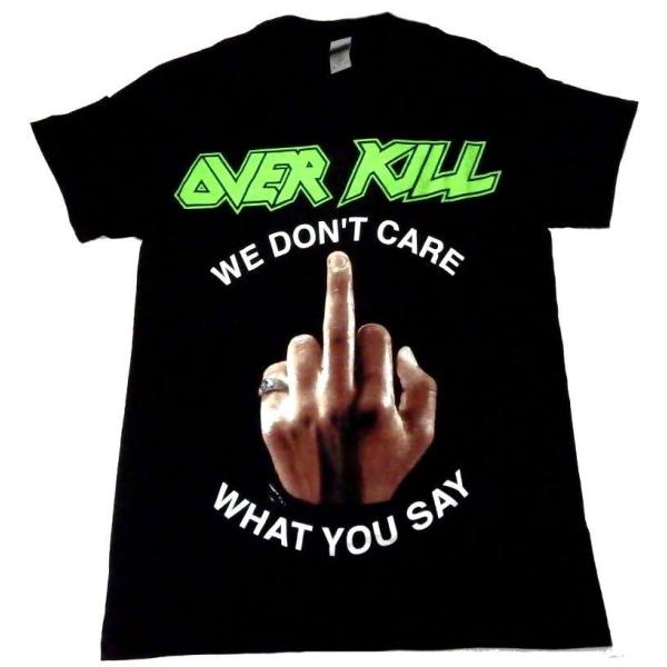 NYのスラッシュメタルOVERKILL Tシャツですバックプリントは画像3.4になりますアメリカのオフィシャルショップからの輸入品です【サイズ詳細】Sサイズ　着丈70cm　身幅（脇下）46cmMサイズ　着丈73cm　身幅（脇下）50cmLサ...