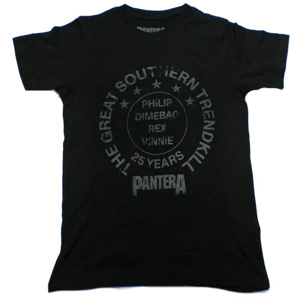 アメリカのヘヴィメタルPANTERA TシャツですバックプリントはありませんUKのオフィシャルショップからの輸入品です【サイズ詳細】Sサイズ　着丈68cm　身幅（脇下）45cmMサイズ　着丈71cm　身幅（脇下）49cmLサイズ　着丈74c...