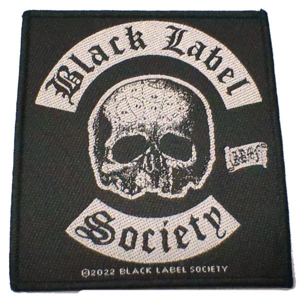 BLACK LABEL SOCIETY 布刺しゅうパッチです(糊なし)縦100mm 横88mm