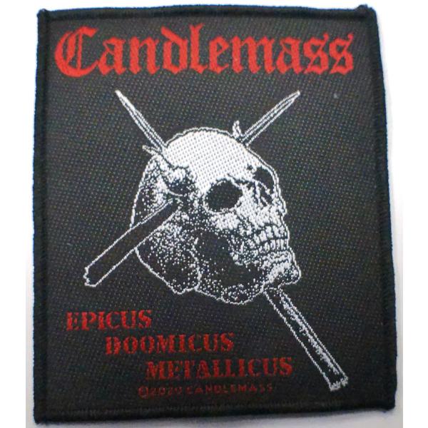 CANDLEMASS 布刺しゅうパッチです(糊なし)縦105mm 横90mm