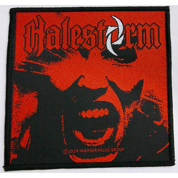 HALESTORM 布刺しゅうパッチです縦95mm 横100mm　糊なし