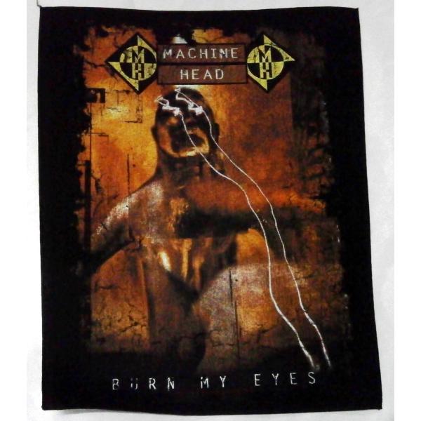 MACHINE HEAD 布バックパッチです(糊なし)縦35.5cm　横(上)29.5cm送料無料です