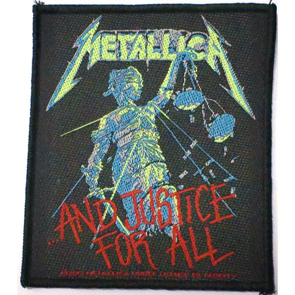 METALLICA 布刺しゅうパッチです糊なし　縦100mm 横90mm