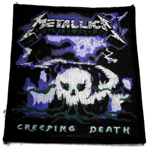 METALLICA 布刺しゅうパッチです(糊なし)縦104mm 横95mm