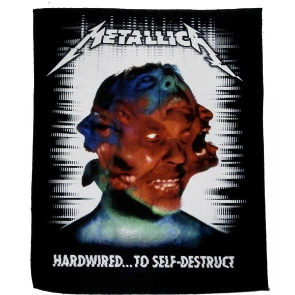METALLICA 布バックパッチです(糊なし)縦35.5cm　横(上)29.5cmイギリスのオフィシャルショップからの正規輸入品です
