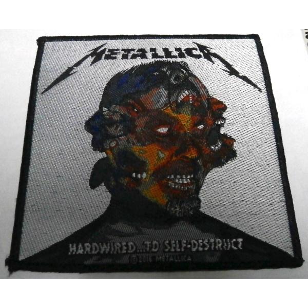 METALLICA　布パッチです(糊なし)縦100mm　横100mm