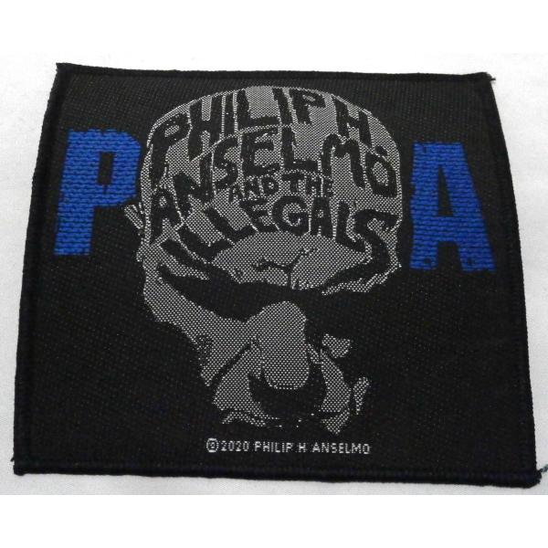 PHILIP H. ANSELMO AND THE ILLEGALS布刺しゅうパッチです(糊なし)縦10cm 横10cm