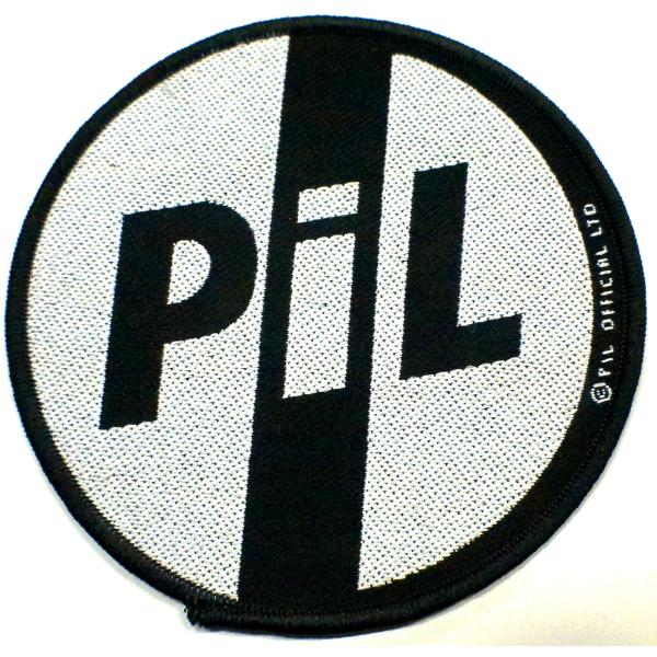 PIL(PUBLIC IMAGE LIMITED) 布刺しゅうパッチです糊はありません直径95mm