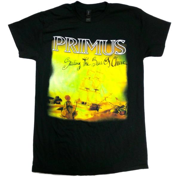 アメリカのオルタナティブロックPRIMUS Tシャツですバックプリントはありませんイギリスのオフィシャルショップからの輸入品です【サイズ詳細】Sサイズ　着丈70　身幅（脇下）46Mサイズ　着丈73　身幅（脇下）50Lサイズ　着丈76　身幅（...