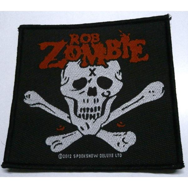 ROB ZOMBIE 布刺しゅうパッチです(糊なし)縦98mm 横100mm
