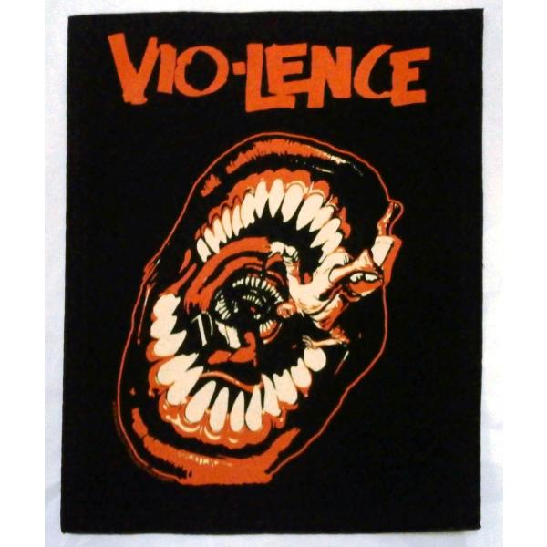 VIO-LENCE 布バックパッチです(糊なし)縦35.5cm　横(上)29.5cm