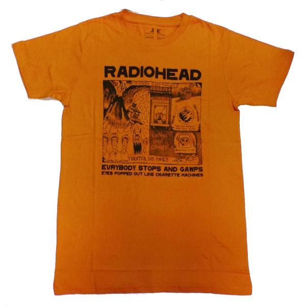 イギリスのロックバンドRADIOHEAD TシャツですUKのオフィシャルショップからの輸入品ですバックプリントはありません【サイズ詳細】Sサイズ　着丈69cm　身幅（脇下）46cmMサイズ　着丈72cm　身幅（脇下）49cmLサイズ　着丈7...