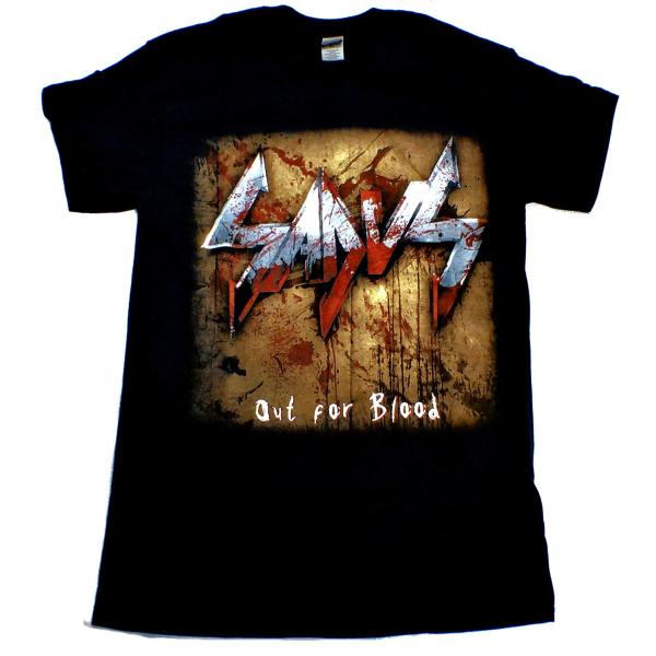 カリフォルニアのスラッシュメタルSADUS Tシャツですバックプリントは画像3.4になりますアメリカのオフィシャルショップからの輸入品です【サイズ詳細】Sサイズ　着丈70cm　身幅（脇下）46cmMサイズ　着丈73cm　身幅（脇下）50cm...
