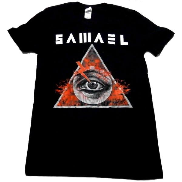 スイスのエクストリームメタル SAMAEL Tシャツですバックプリントはありませんイギリスのオフィシャルショップからの正規輸入品です【サイズ詳細】Sサイズ　着丈68cm　身幅（脇下）44cmMサイズ　着丈71cm　身幅（脇下）48cmLサイ...