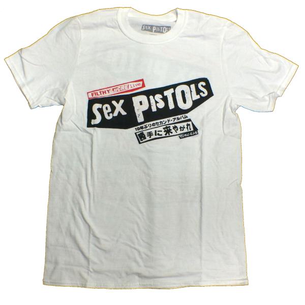 イギリスのパンクロックSEX PISTOLS Tシャツですバックプリントは画像3.4になりますイギリスのオフィシャルショップからの輸入品です【サイズ詳細】Sサイズ　着丈68cm　身幅（脇下）44cmMサイズ　着丈71cm　身幅（脇下）48c...