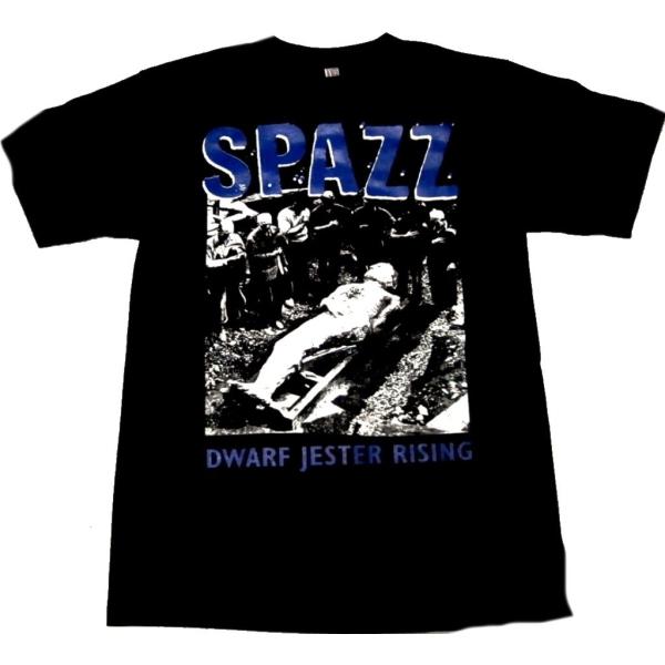 アメリカ/カルフォルニアのファストコアバンド SPAZZ Tシャツです。アメリカのオフィシャルSHOPからの正規輸入品ですバックプリントはありません【サイズ詳細】Sサイズ　着丈70　身幅（脇下）46Mサイズ　着丈73　身幅（脇下）50Lサイ...