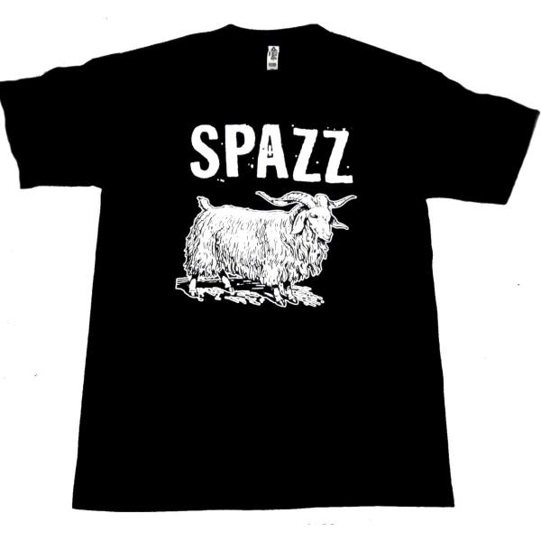 アメリカ/カルフォルニアのファストコア SPAZZ TシャツですアメリカのオフィシャルSHOPからの正規輸入品ですバックプリントはありません【サイズ詳細】Sサイズ　着丈70　身幅（脇下）46Mサイズ　着丈73　身幅（脇下）50Lサイズ　着丈...