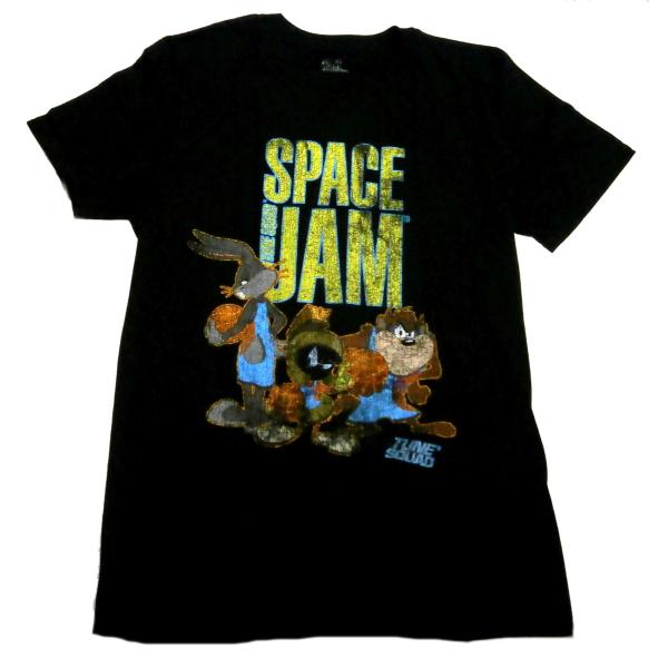 2021年公開映画スペースプレイヤーズ　Tシャツですバックプリントはありませんイギリスのオフィシャルショップからの輸入品です【サイズ詳細】Sサイズ　着丈68cm　身幅（脇下）44cmMサイズ　着丈70cm　身幅（脇下）48cmLサイズ　着丈...