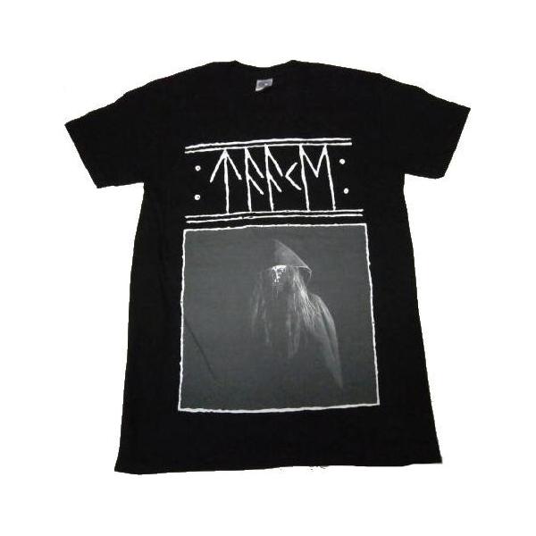 ノルウェイジャンブラックメタル「TAAKE」TシャツですUKのマーチショップからの正規輸入品です【サイズ詳細】Sサイズ　着丈70cm　身幅（脇下）45cmMサイズ　着丈73cm　身幅（脇下）49cmLサイズ　着丈77cm　身幅（脇下）54c...