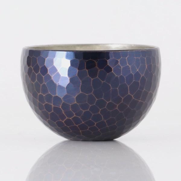 ［素材］純銅（板厚1.5mm）、錫［サイズ］（約）高さ34mm×口径φ50mmｘ底面φ17mm［重さ］（約）54g［容量］（約）50ml［外装サイズ］専用化粧箱入り（約）縦70mm×横70mm×高さ45mm［製造者］清雅堂（新潟県）---硫...